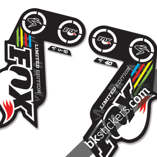 Fox 40 SC V10 B Edition - Bkstickers custom fork stickers
