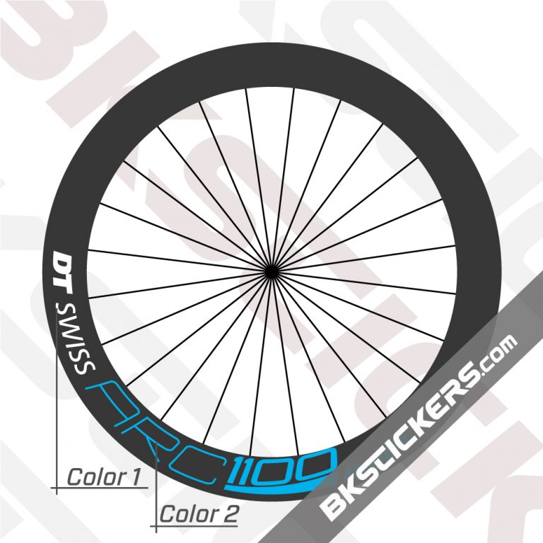 DT Swiss custom bicycle stickers decals